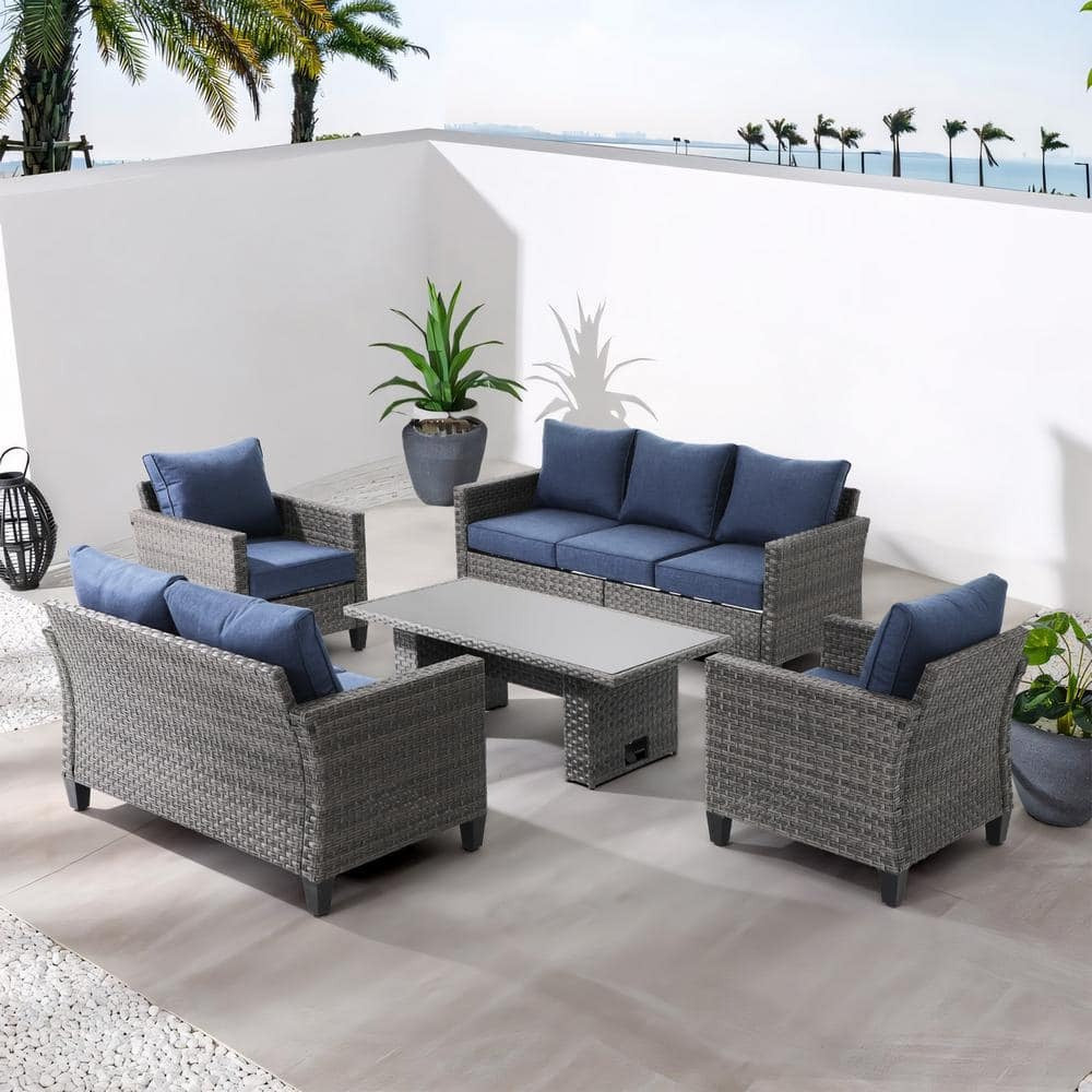 How to Arrange Your Patio with a Conversation Set and Dining Table ...